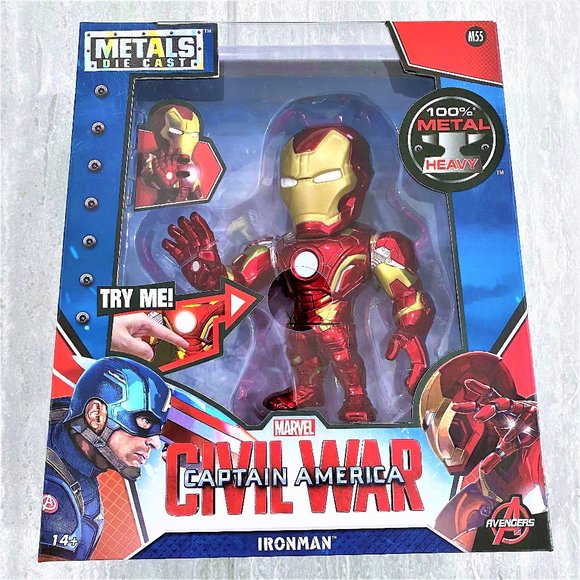Jada Toys | Toys | Marvel Civil War Metals Die Cast Ironman Light Up ...